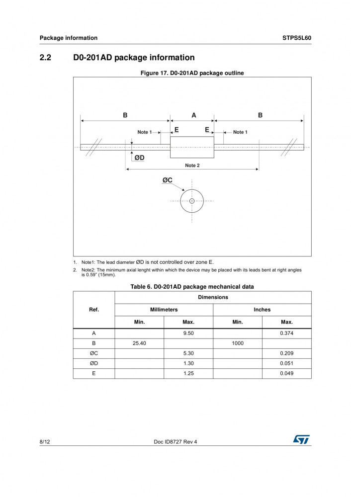 STPS5L60 datasheet page 8
