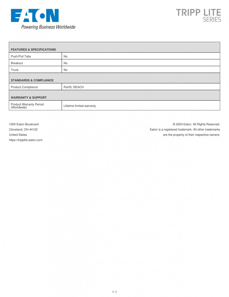 EATON N820-02M-OM5 documentation page 3