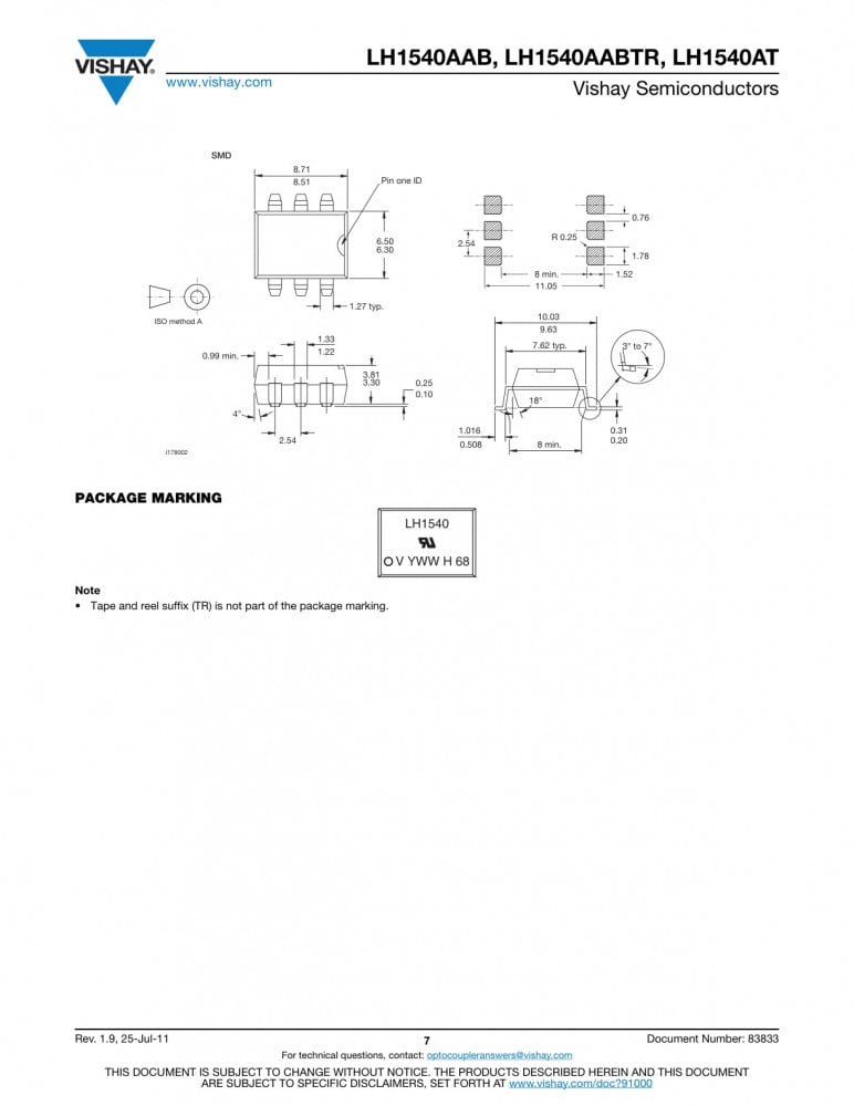 LH1540AAB datasheet page 7
