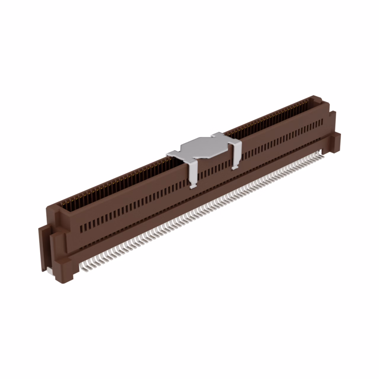 SlimStack Board-to-Board Connector, 0.635mm Pitch, 0.635 Series, Plug, 9.00 or 15.00mm Mated Height, 6.40mm Mated Width, 140 Circuits for sale