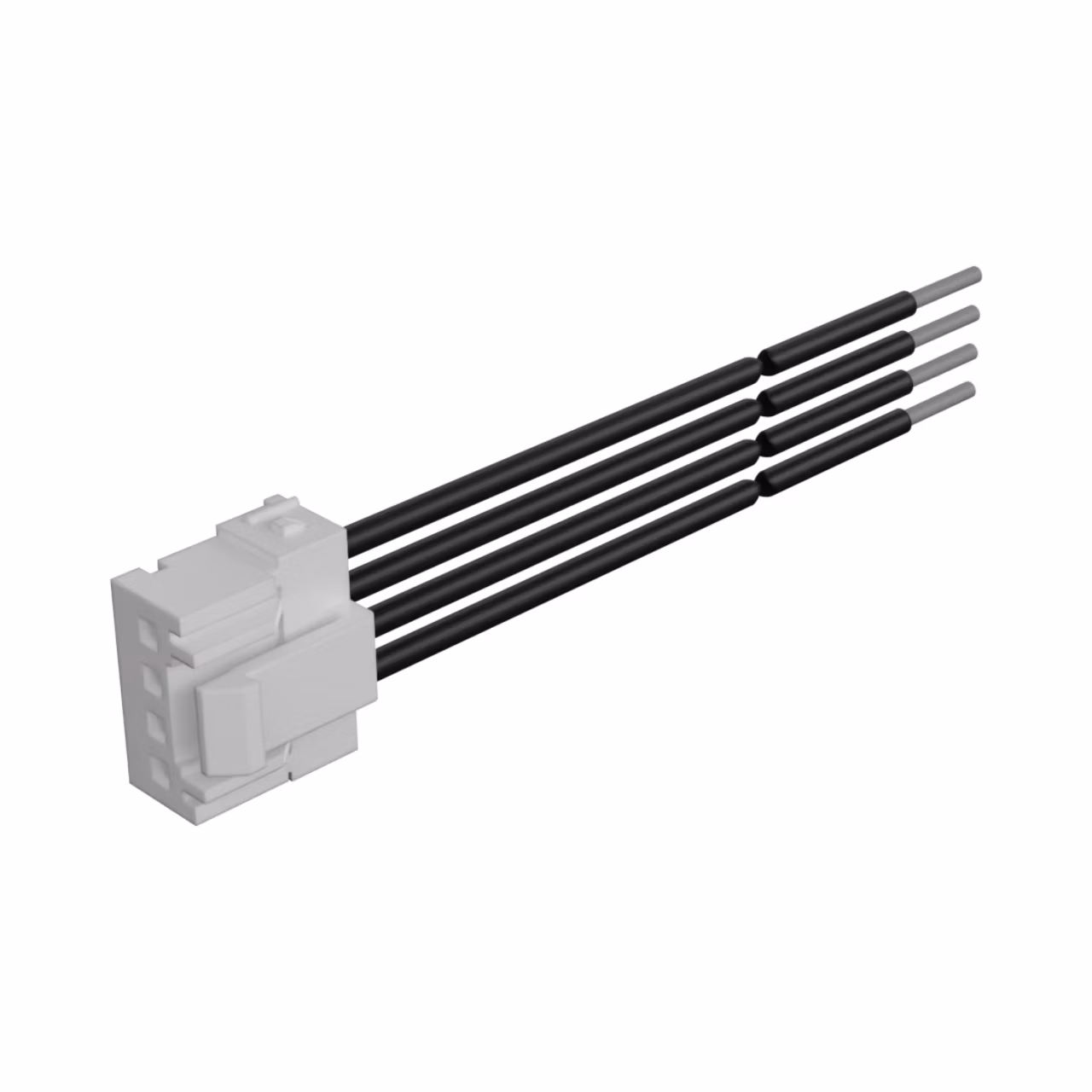 MicroTPA-to-Pigtail Off-the-Shelf (OTS) Cable Assembly, 2.00mm Pitch, Single Row, 600.00mm Length, 4 Circuits, Natural for sale