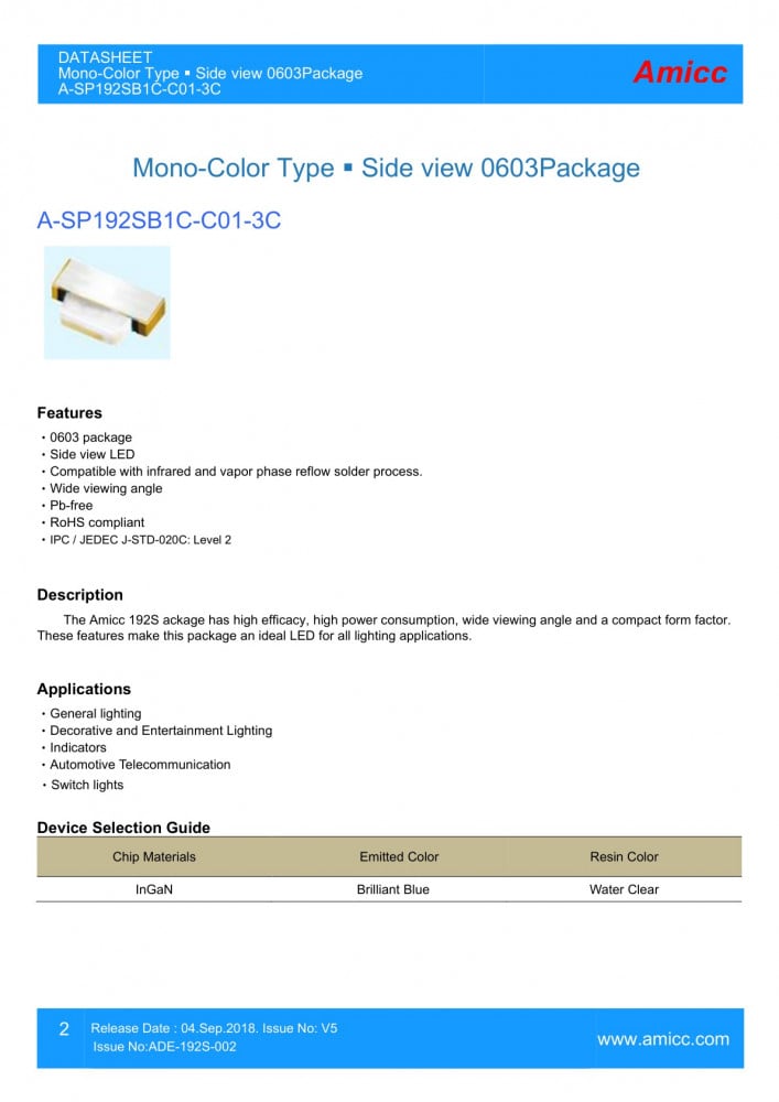 A-SP192SB1C-C01-3C approval sheet page 2
