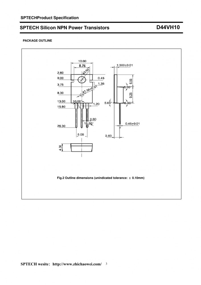 D44VH10 datasheet page 3