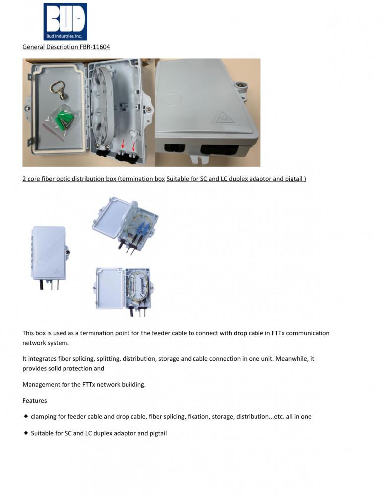 FBR-11604 technical document page 1