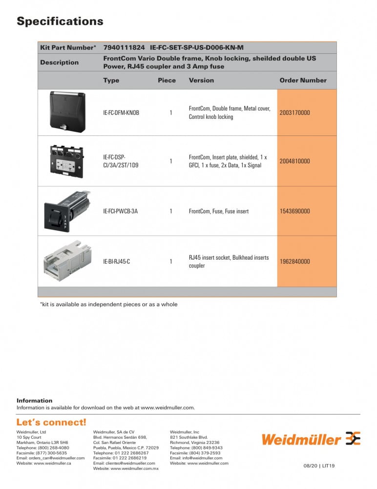 WEIDMULLER FrontCom Vario documentation page 2