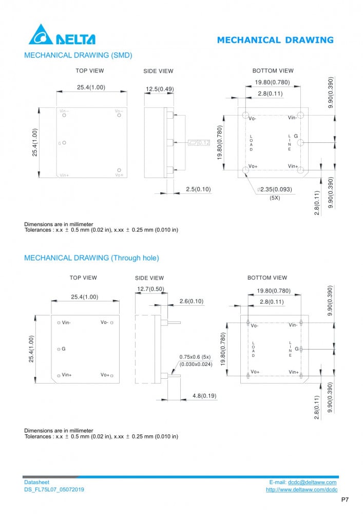 FL75L07A datasheet page 7