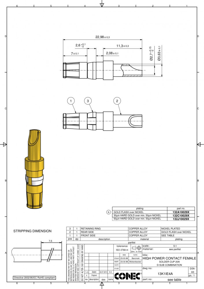 132C10029X technical drawing preview