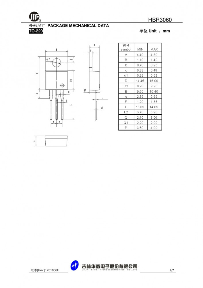 HBR3060 datasheet page 4
