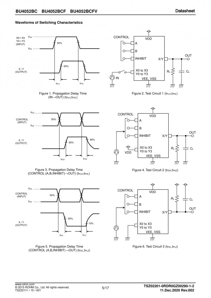 BU4052BCFV-E2 datasheet page 5