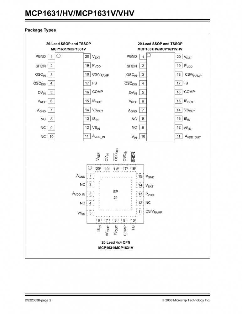 MCP1631 document page 2