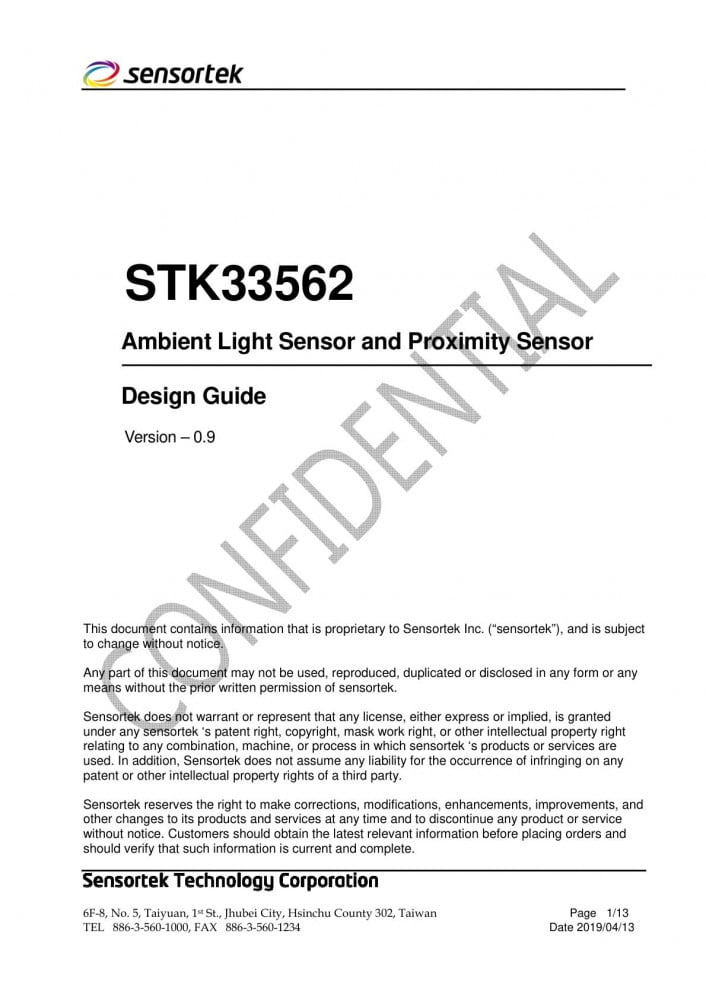 STK33562 Design Guide page 1
