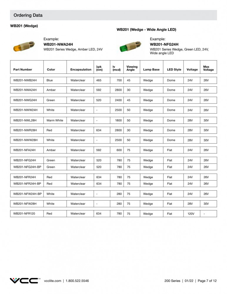 VCC 200 Series document page 7