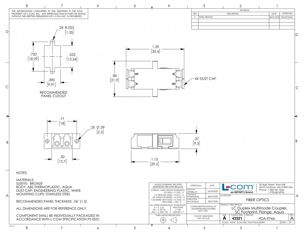 FOA-974A technical document preview