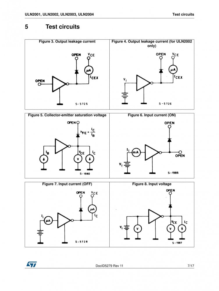 ULN2001A datasheet page 7