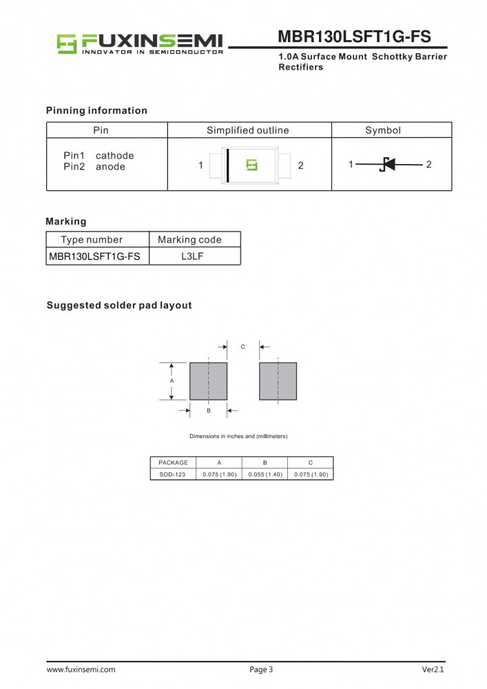 MBR130LSFT1G-FS datasheet page 3