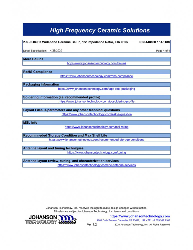 4400BL15A0100E datasheet page 4