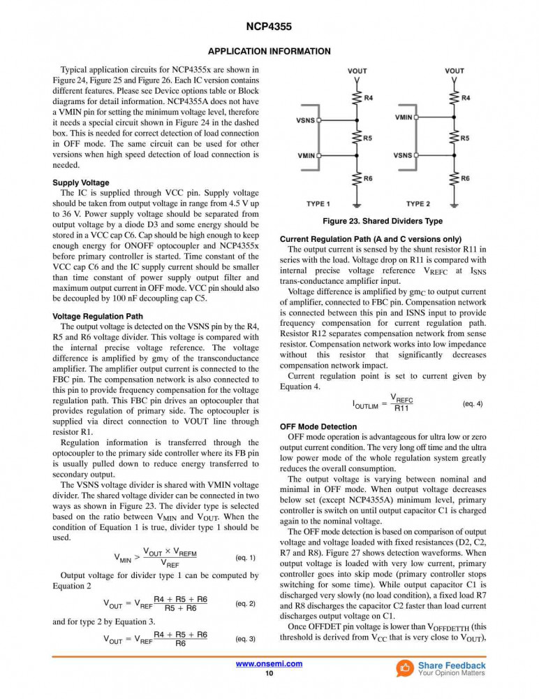 NCP4355 document preview, page 10