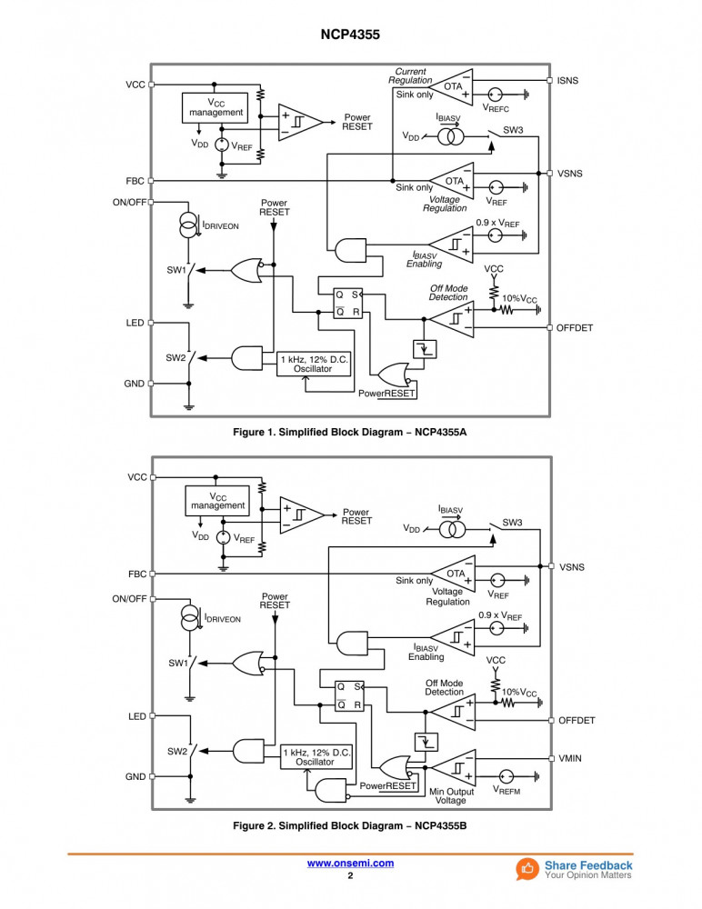 NCP4355 document preview, page 2