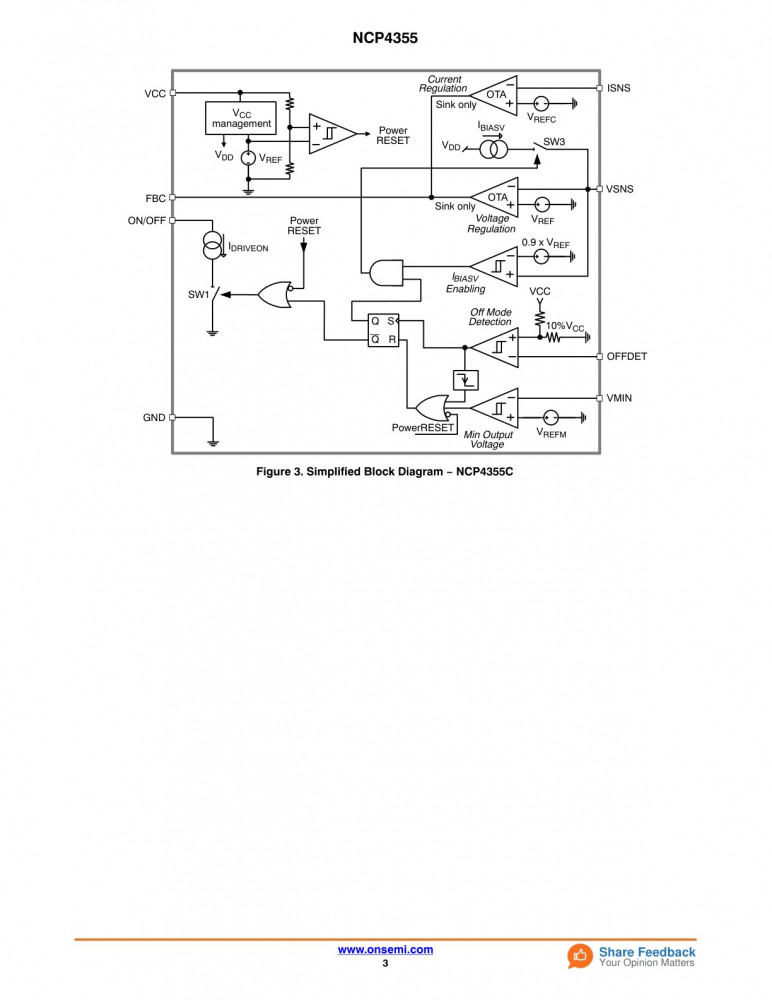 NCP4355 document preview, page 3