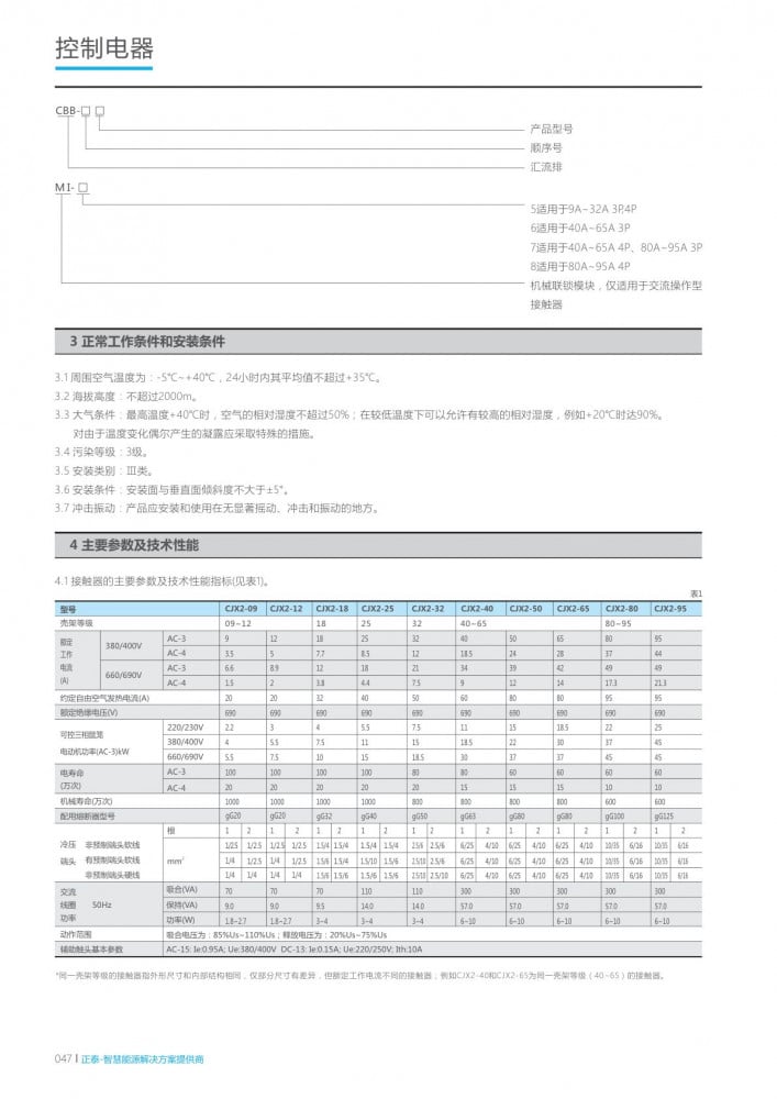 CJX2 technical document page 2