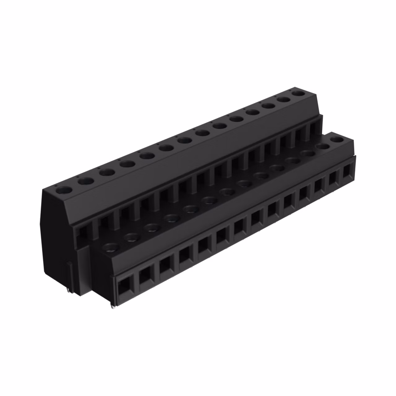 5.08mm Pitch Beau Eurostyle Low Profile, Two Level Terminal Block, Modular, 28 Circuits for sale