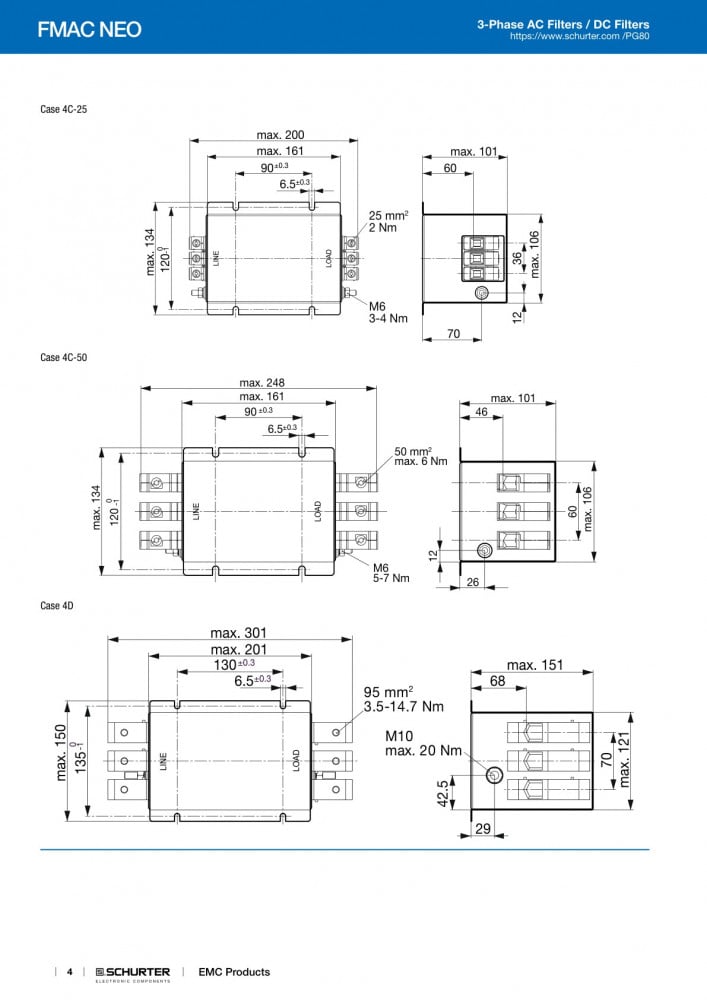 SCHURTER 3-138-291 datasheet page 4