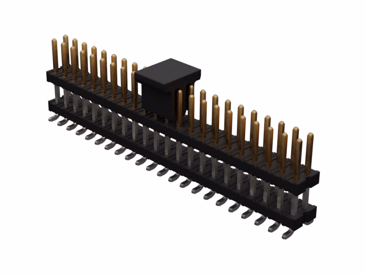 2.00mm Pitch Milli-Grid Header, Vertical, Surface Mount, Dual Row Dual Body, 44 Circuits, 0.38µm Gold (Au) Plating, 7.26mm Stacking Height, with Cap, Tape and Reel, Lead-Free for sale