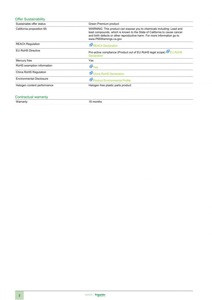 NSYTRAFTGN product document page 2