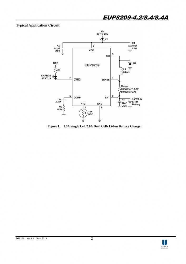 EUP8209 datasheet page 2
