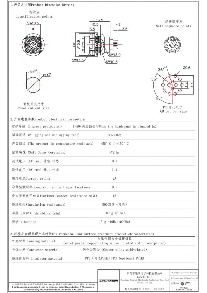 R.EEG.1B.14.CSN technical drawing