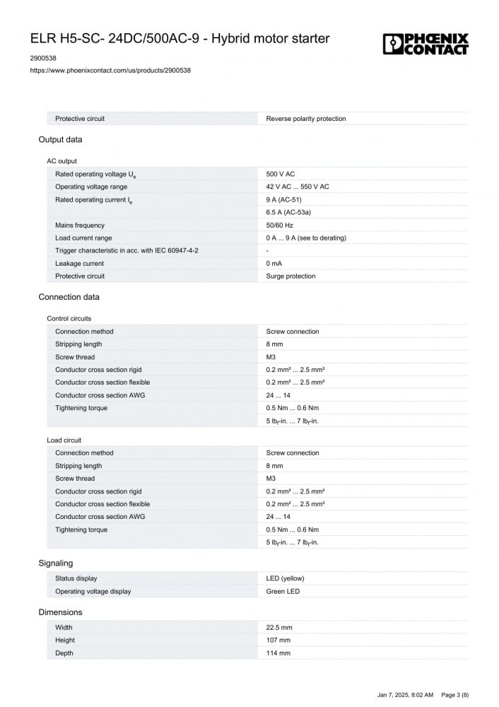Phoenix Contact 2900538 document page 3