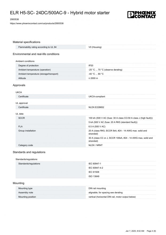 Phoenix Contact 2900538 document page 4