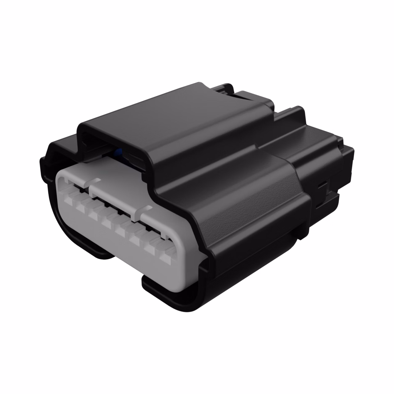 2.54mm MX64 Sealed Crimp Housing, Single Row, TE Generation Y Terminal, Black, 8 Circuits, Key A, without CPA Lock, Terminal 3 Plugged for sale
