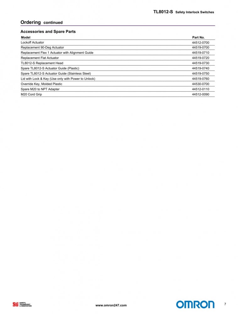 TL8012-S technical document page 7