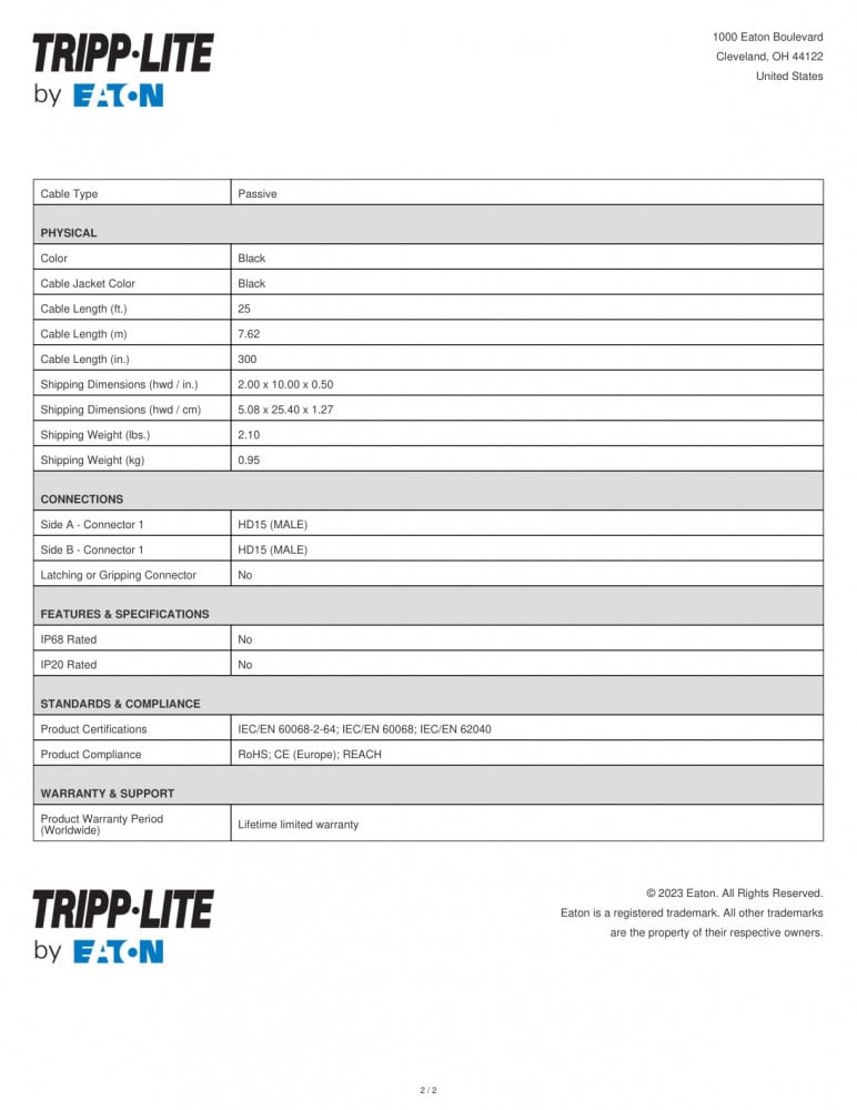 P502-025 technical document page 2