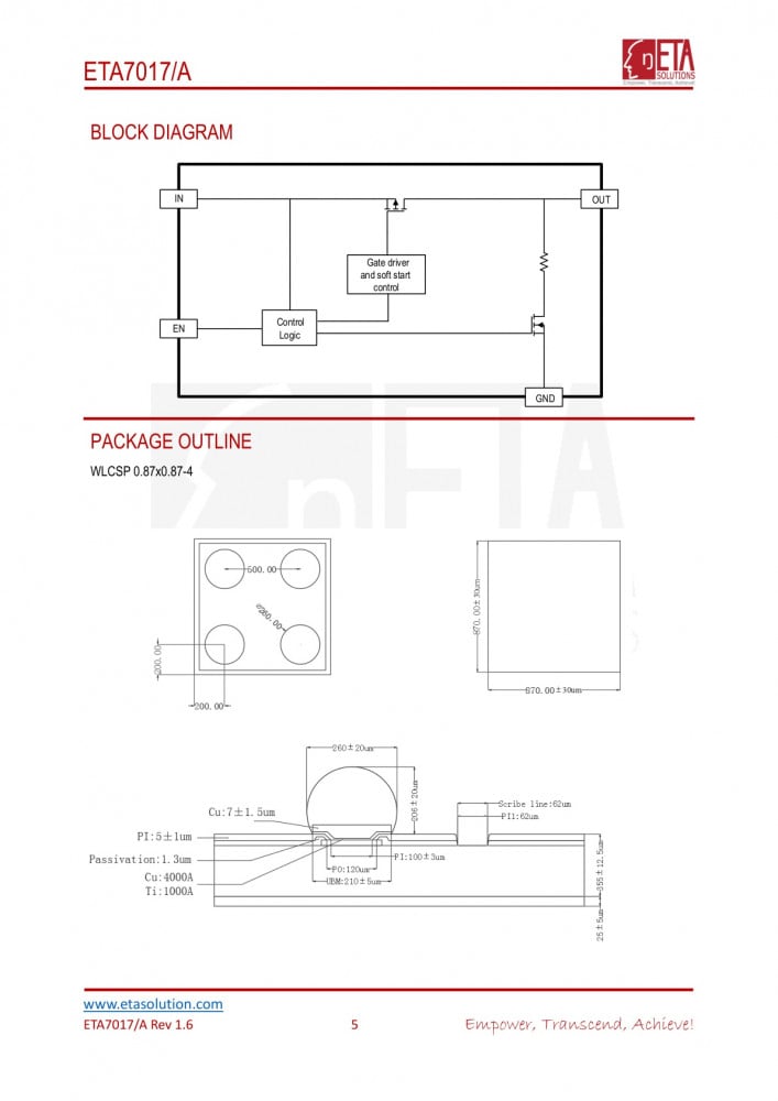 ETA7017CSE datasheet page 5