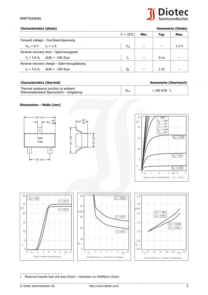 MMFTN3404A datasheet page 3