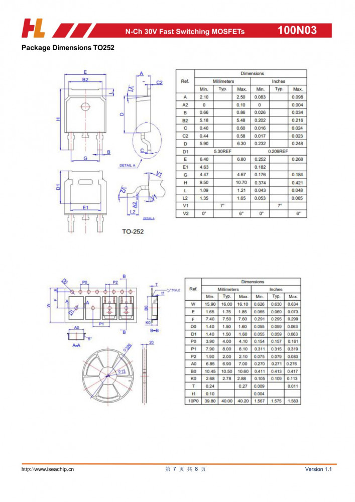 HL 100N03 datasheet page 7