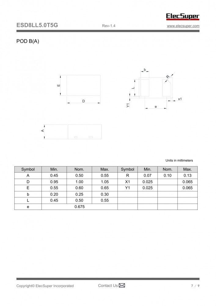 ESD8LL5.0T5G datasheet page 7