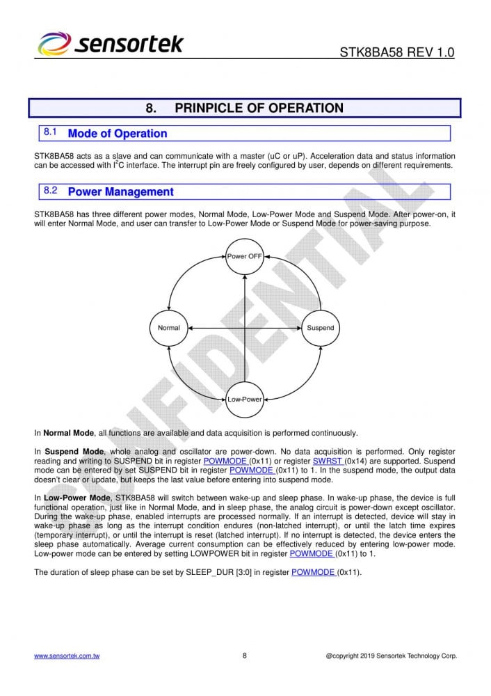 STK8BA58 datasheet page 9