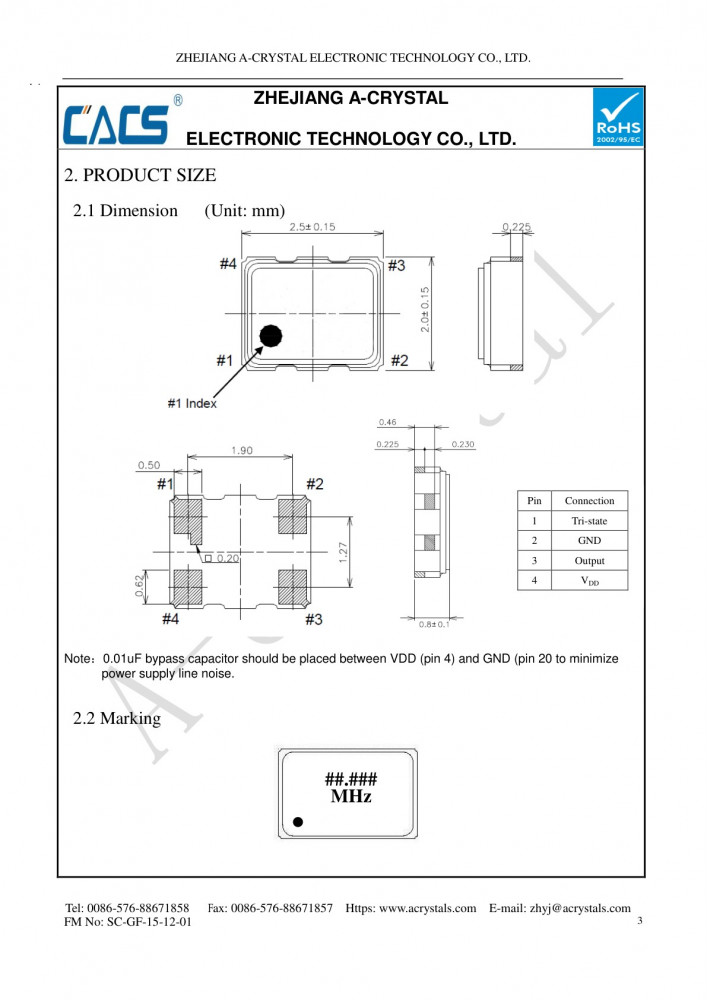 POSC2520 specification page 3