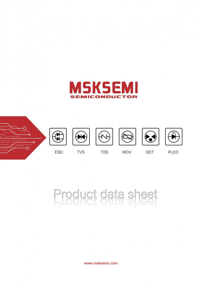 ESD5451N-2-MS datasheet page 1