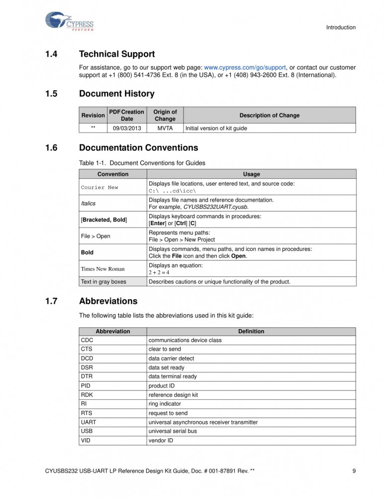 CYUSBS232 document page 9