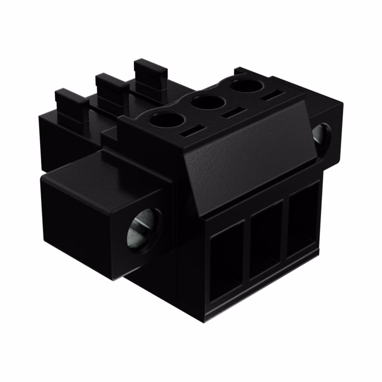 3.50mm Pitch Eurostyle Horizontal Plug, with Retention Screws, 3 Circuits for sale