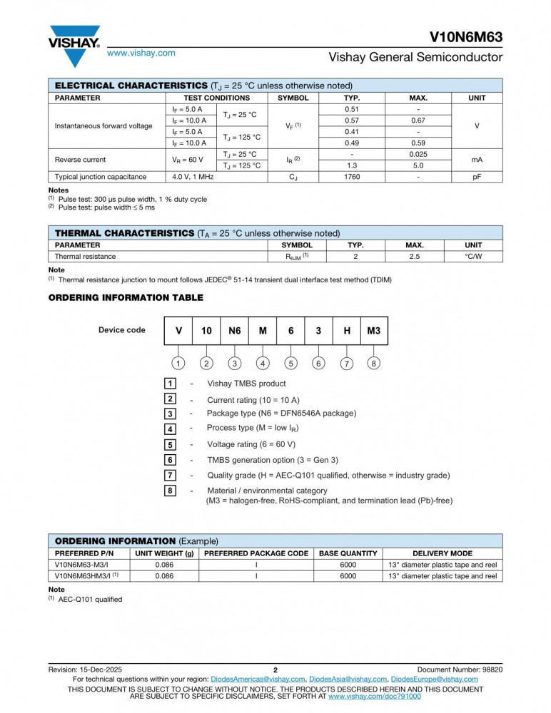 V10N6M63 technical document page 2