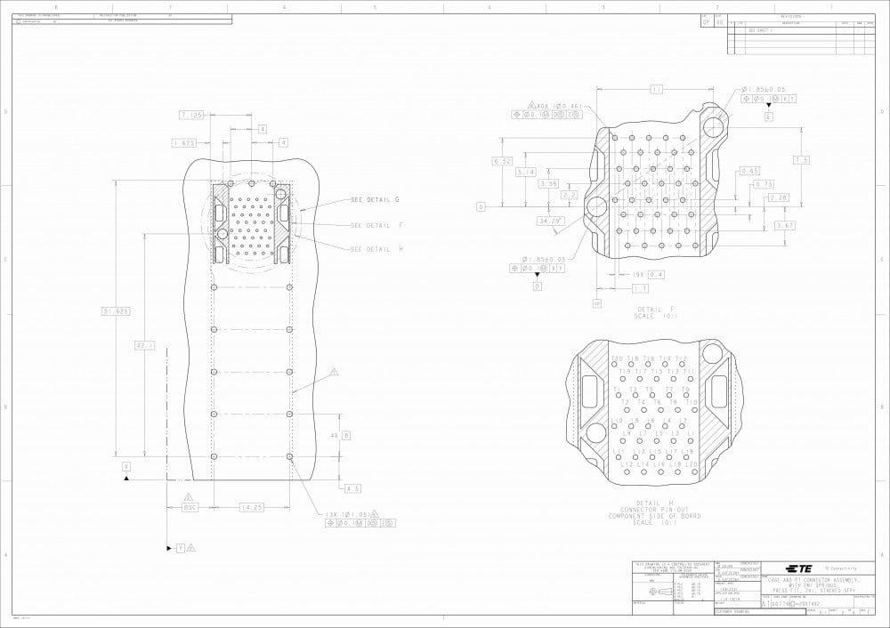 TE Connectivity 1-2007492-7 technical drawing page 3