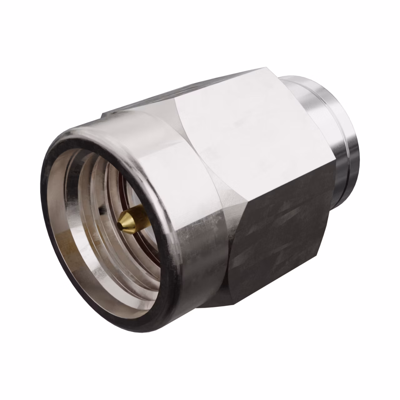 MCRF Plug-to-SMA Plug, Between-Series Adapter, One Piece Per Bag, 50 Ohms for sale