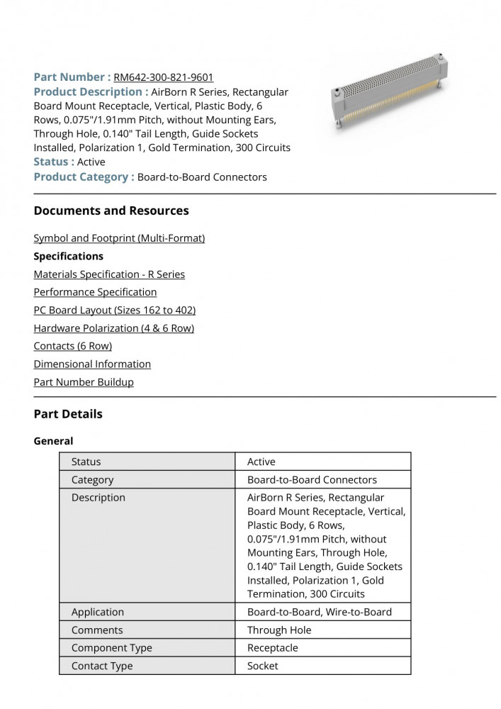 RM642-300-821-9601 technical document image 1