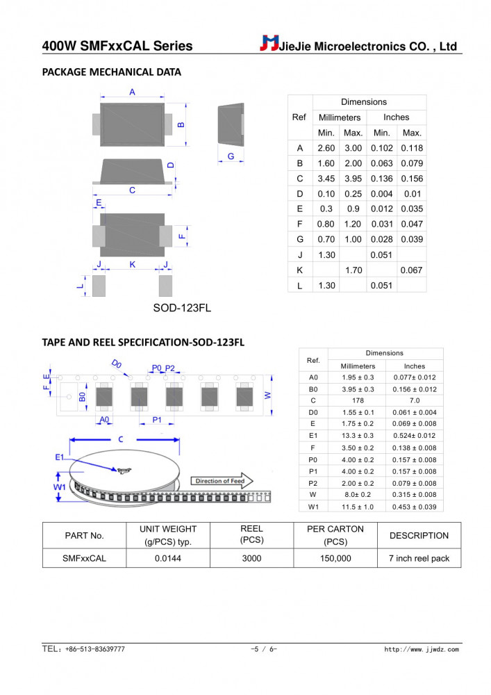 SMF5.0CAL datasheet page 5