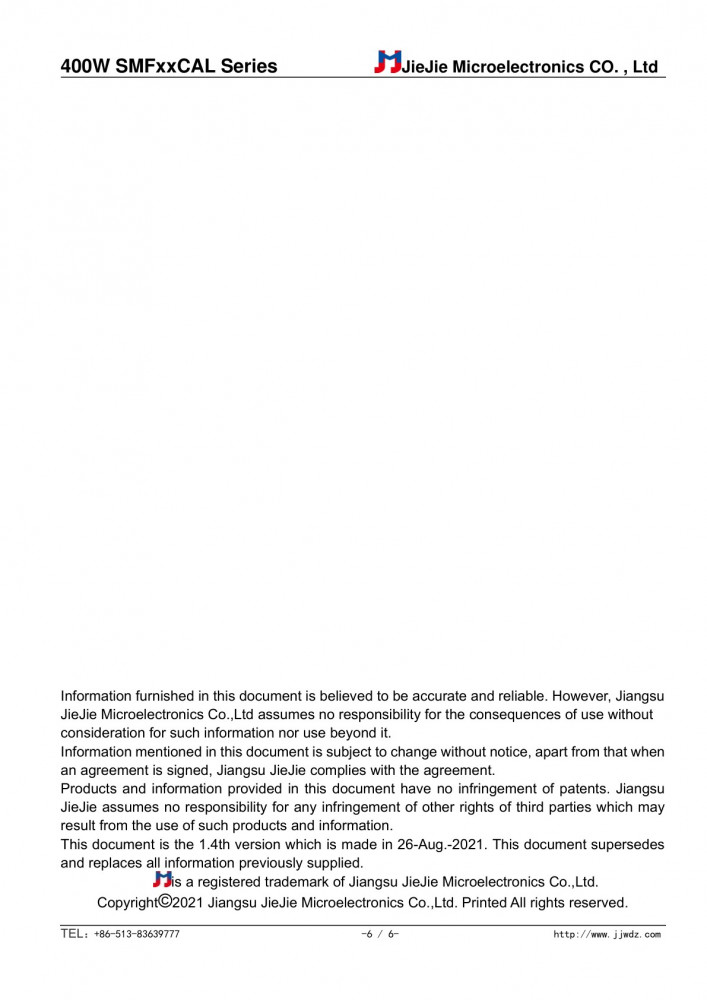 SMF5.0CAL datasheet page 6